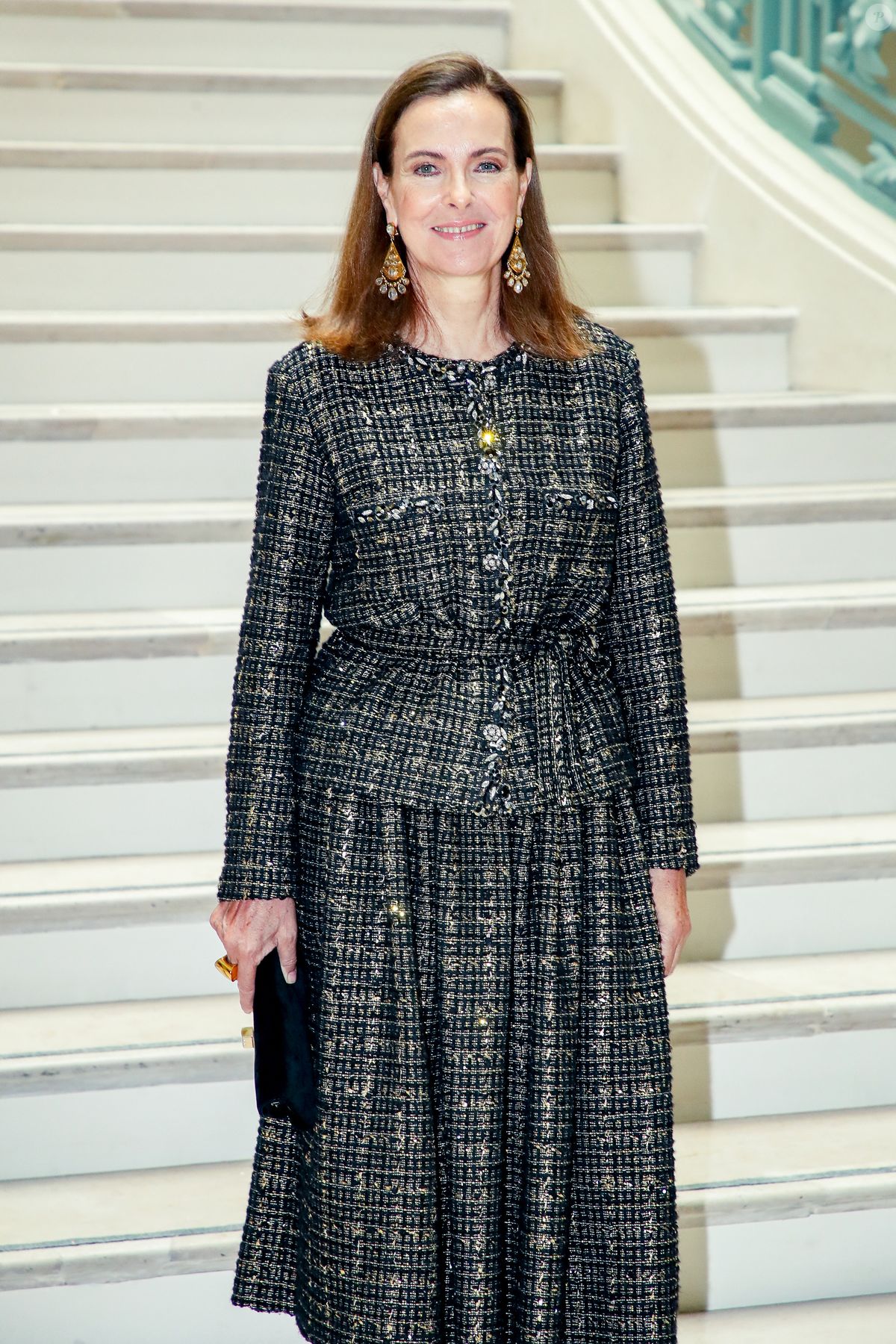 Photo : Carole Bouquet au photocall du défilé Chanel Collection Haute ...