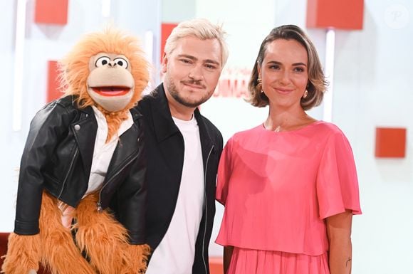 Photo : Exclusif - Jeff Panacloc et Mathilde de Carne - Enregistrement de l'émission Vivement ...