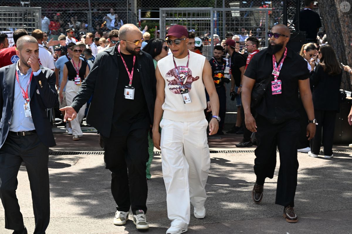 Photo : Kylian Mbappé lors du Grand Prix de Formule 1 (F1) Tag Heuer de ...