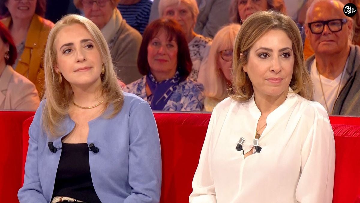 Photo : Exclusif - Louma Salamé et Léa Salamé lors de l'enregistrement ...