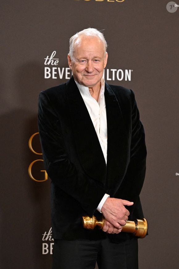 Photo : L'acteur suédois STELLAN SKARSGARD dans la salle de presse lors ...