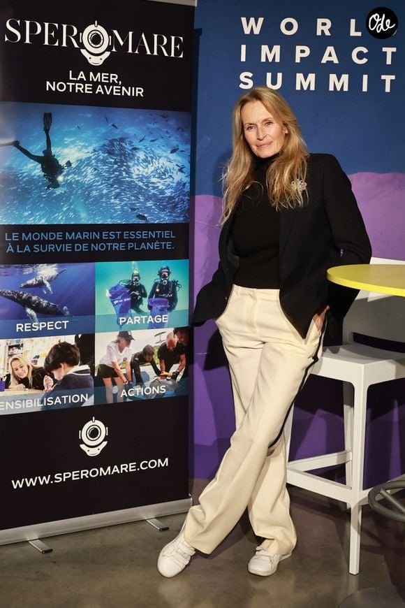 Photo : Estelle Lefébure, présidente de l’association Spero Mare, lors ...