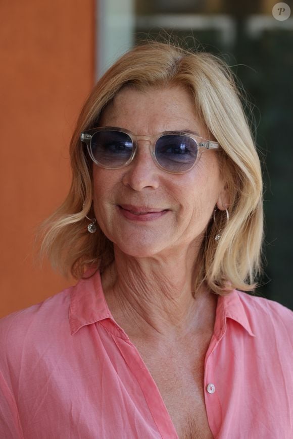 Photo : Michele Laroque au Village pendant les Internationaux de France ...