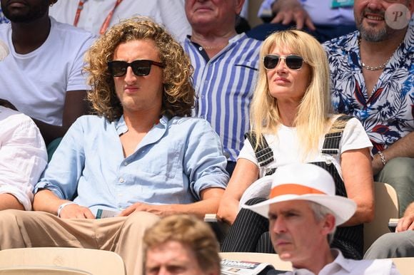 Photo : Mais la maman de Joalukas Noah a retrouvé le sourire... Joalukas Noah et Isabelle Camus ...