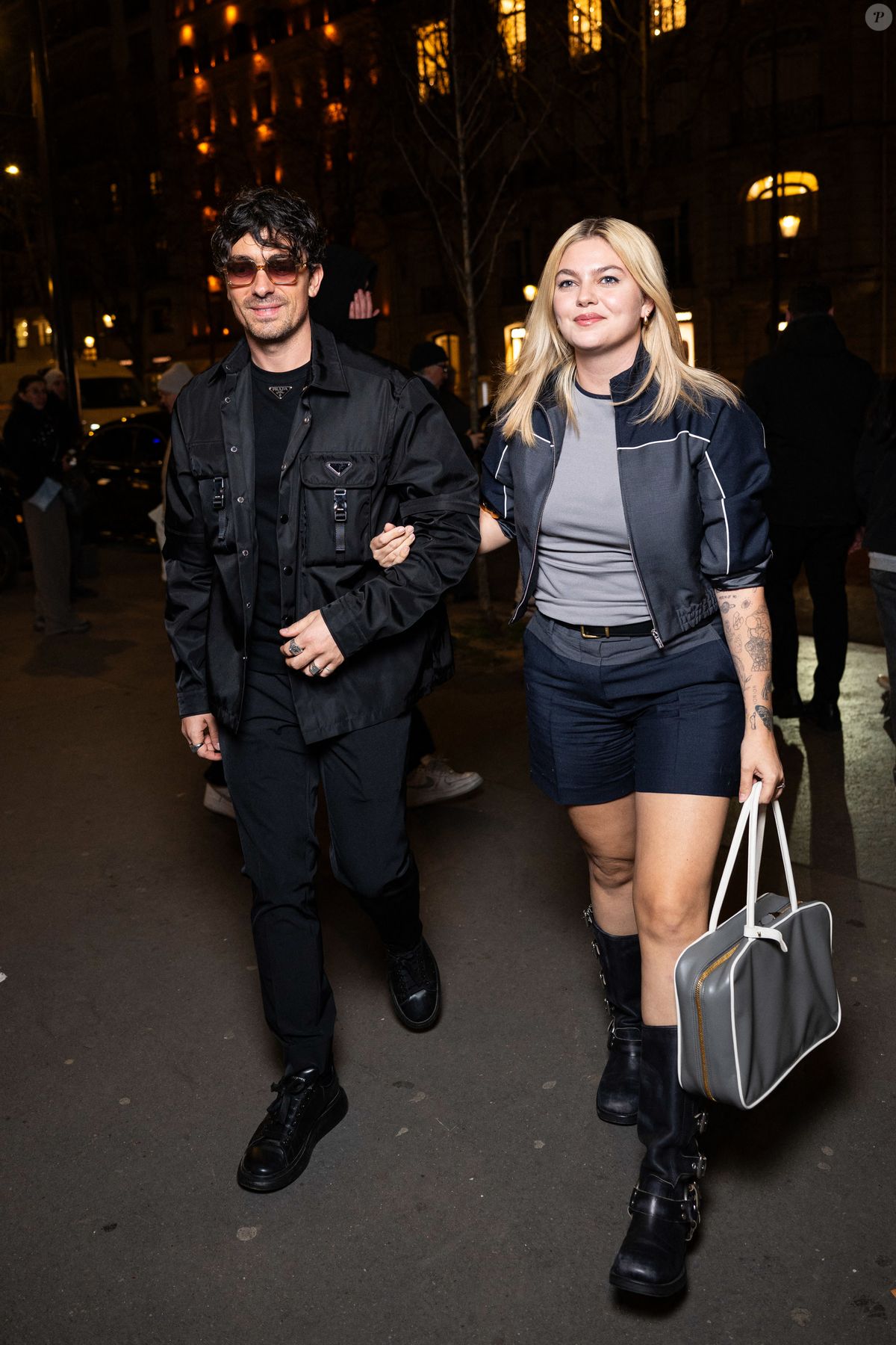 Photo : Louane Emera et son fiancé Florian Rossi à l'after party de la ...