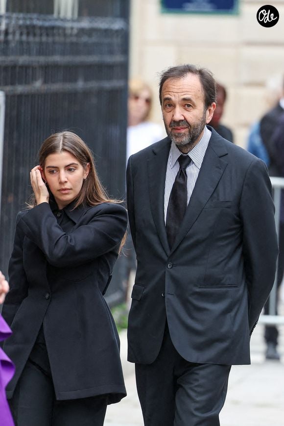 Claude Chirac entourée de son mari et de son fils Martin pour le ...