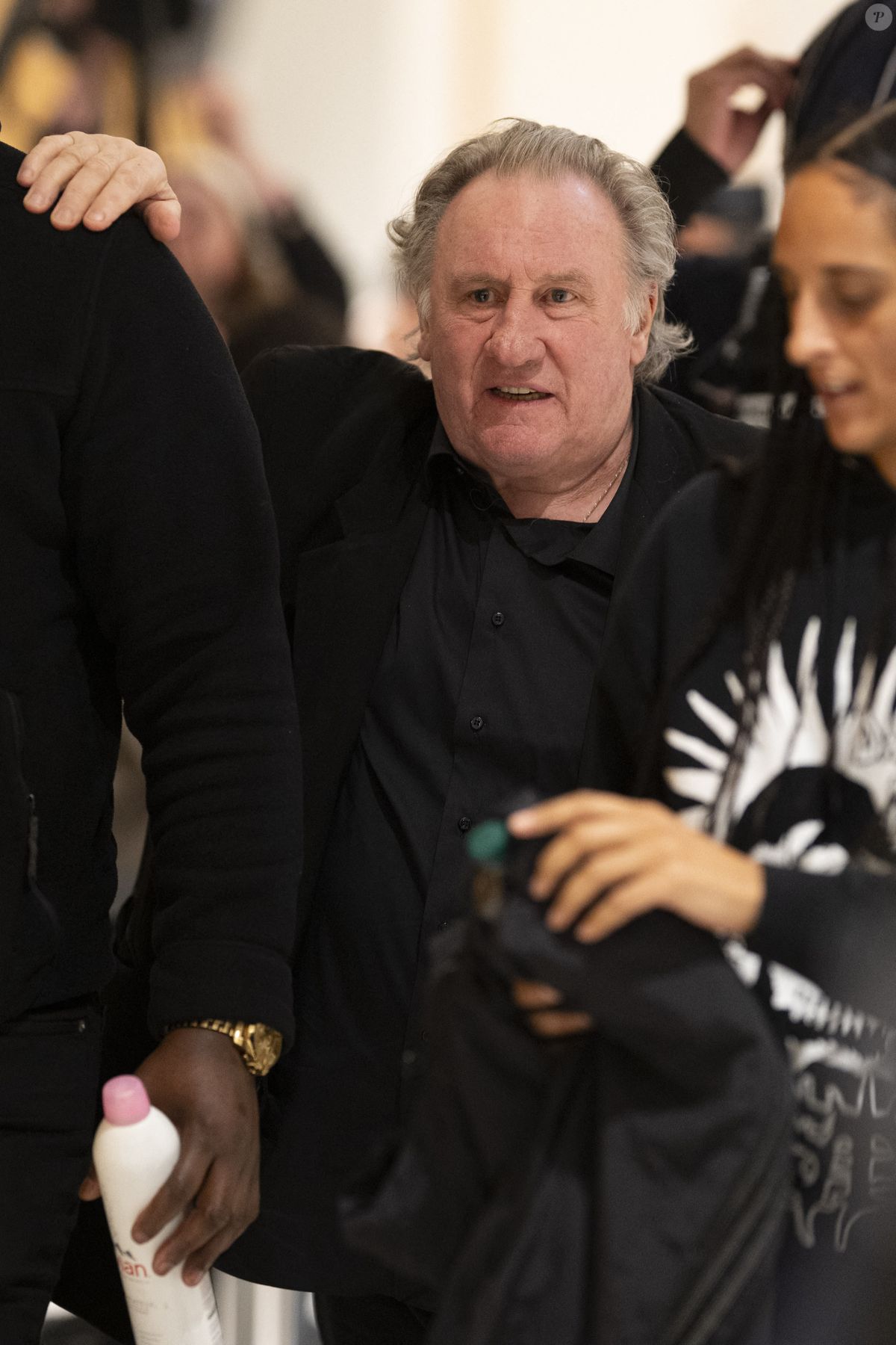 Photo : Gérard Depardieu et sa fille Roxane Depardieu à la sortie du ...