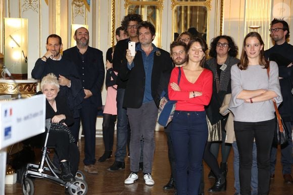 Photo : Matthieu Chedid lors de la cérémonie de remise des insignes de ...