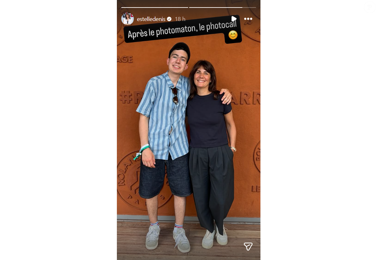 Photo : Estelle Denis a publié une story avec son fils Merlin. - Ode ...