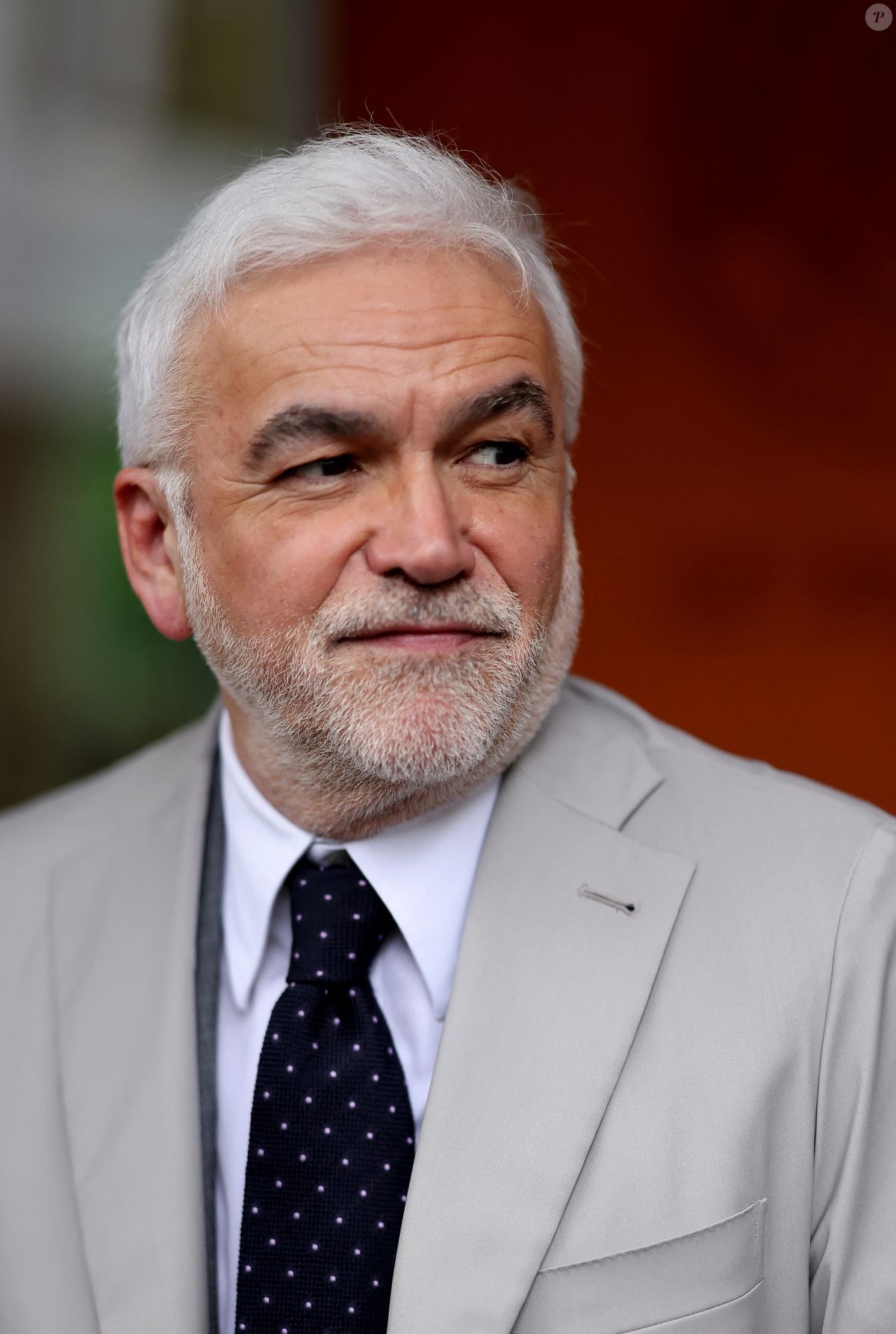 Photo : A savoir Pascal Praud. Pascal Praud au village lors des Internationaux de France de ...