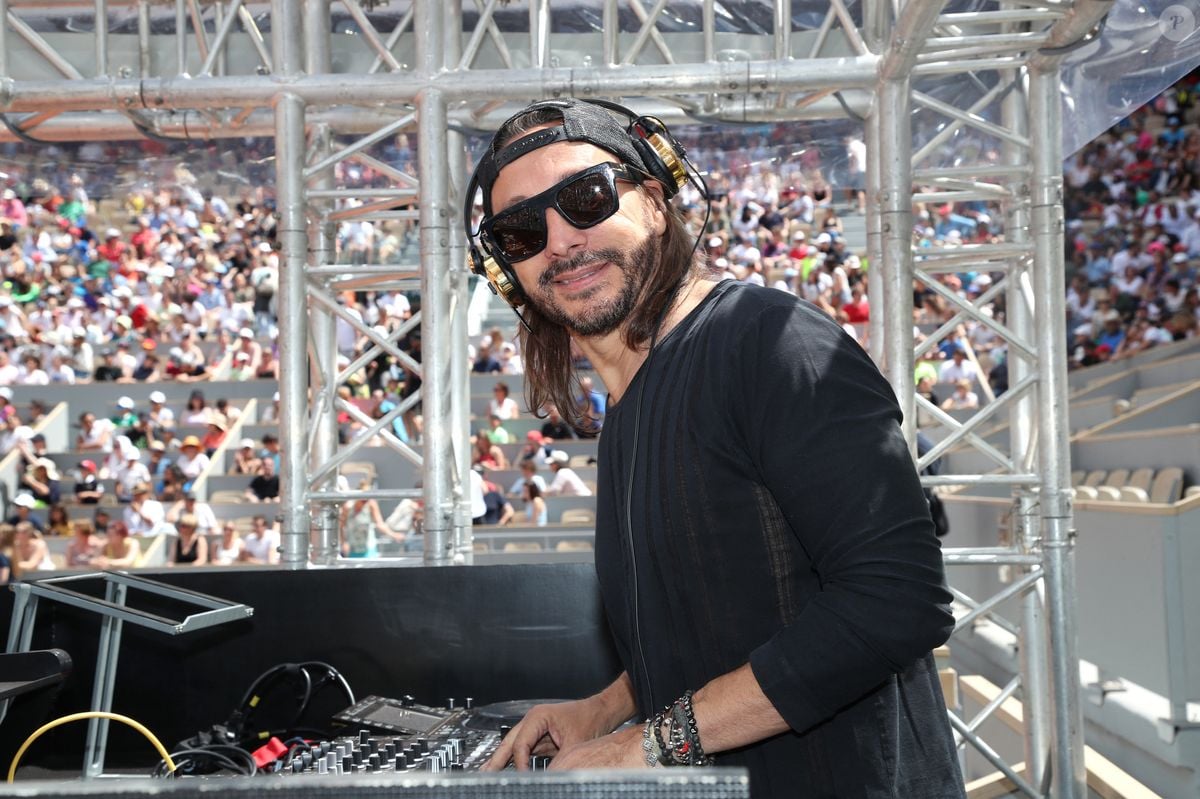 Photo : Le DJ Bob Sinclar - Journée des enfants à Roland Garros avant début des Internationaux ...