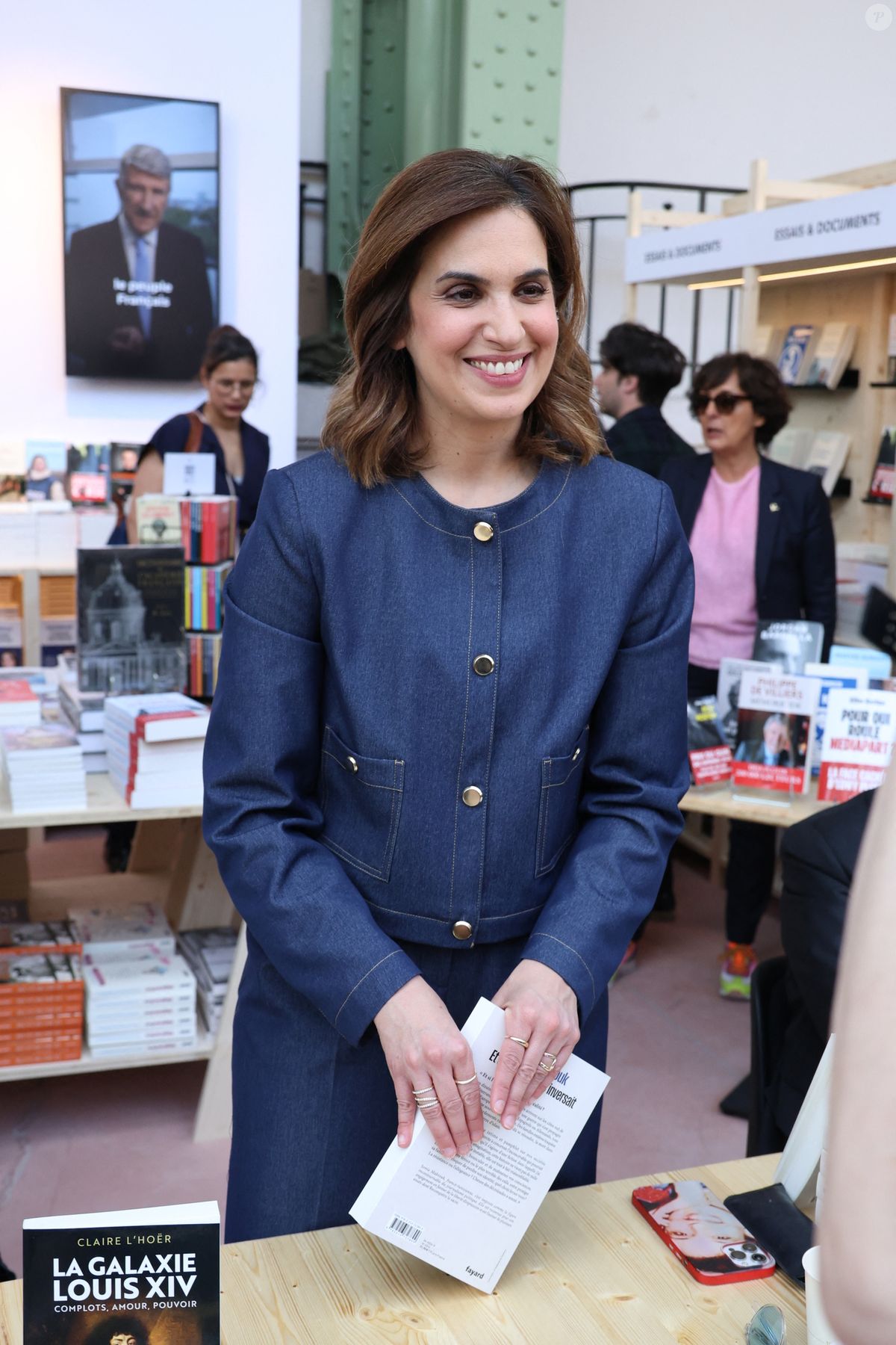 Photo : Sonia Mabrouk - Festival du Livre de Paris 2025 au Grand Palais ...