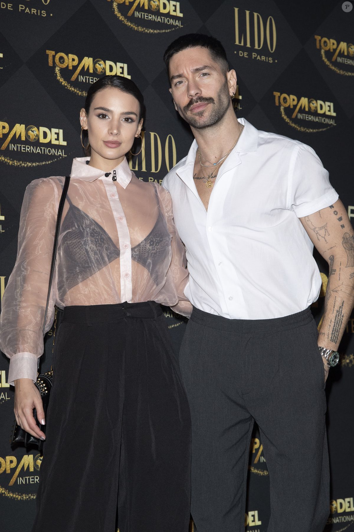 Photo : Jade Leboeuf et Stéphane Rodrigues lors de la soirée de la ...