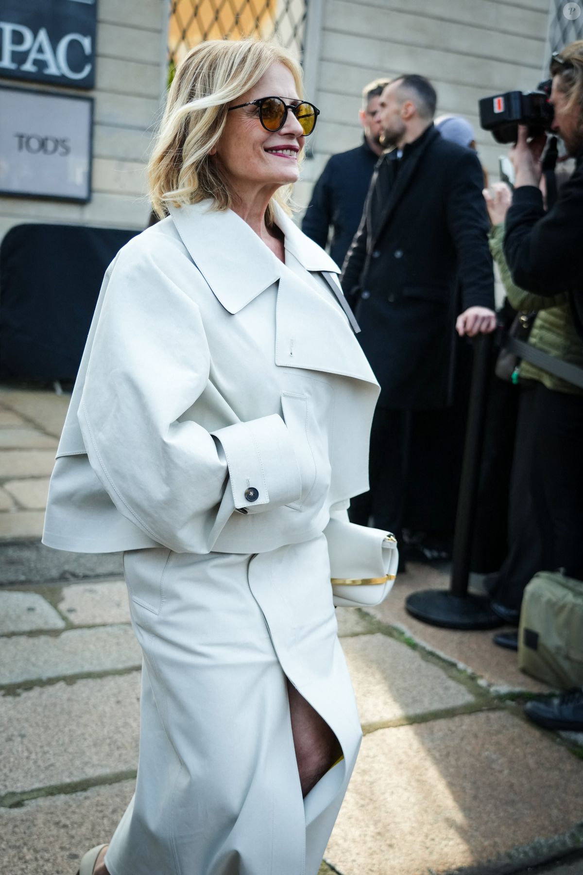 Photo : Isabella Ferrari au Tod’s fashion show pendant la Fashion Week ...