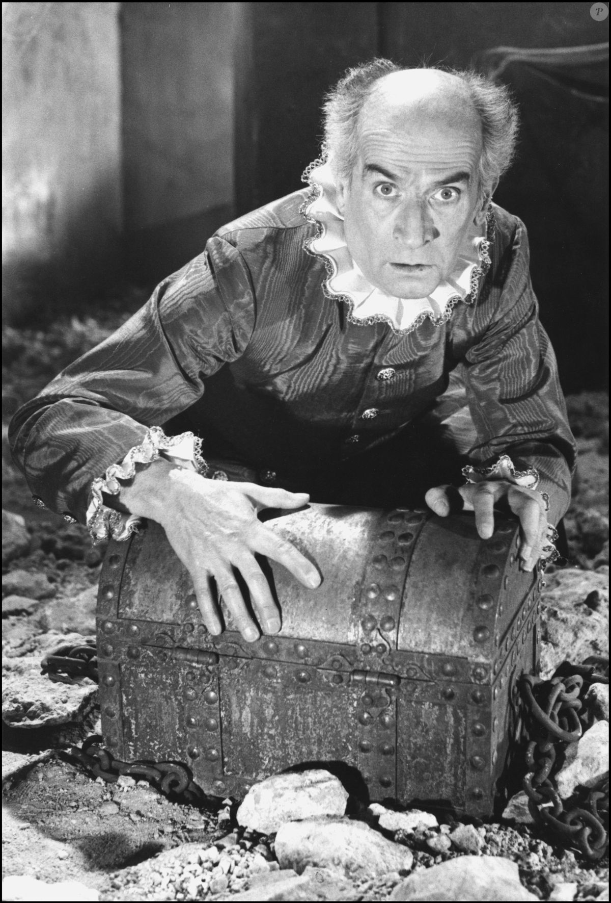 Photo : Louis de Funès dans "L'Avare" en 1980. Photo de Paterson / Bestimage - Purepeople