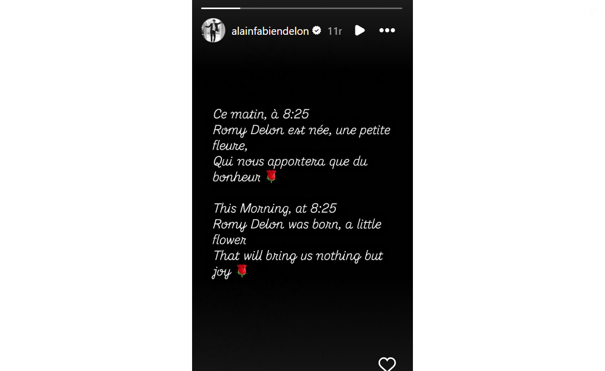 Photo : Leur petite Romy a pointé le bout de son nez ce mardi 29 avril ...