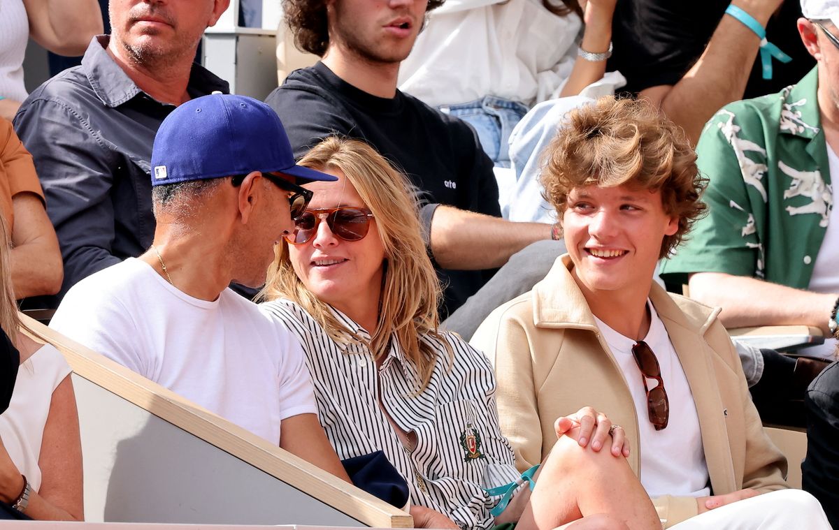 Photo : Sarah Poniatowski (Lavoine) avec son compagnon Roschdy Zem et ...