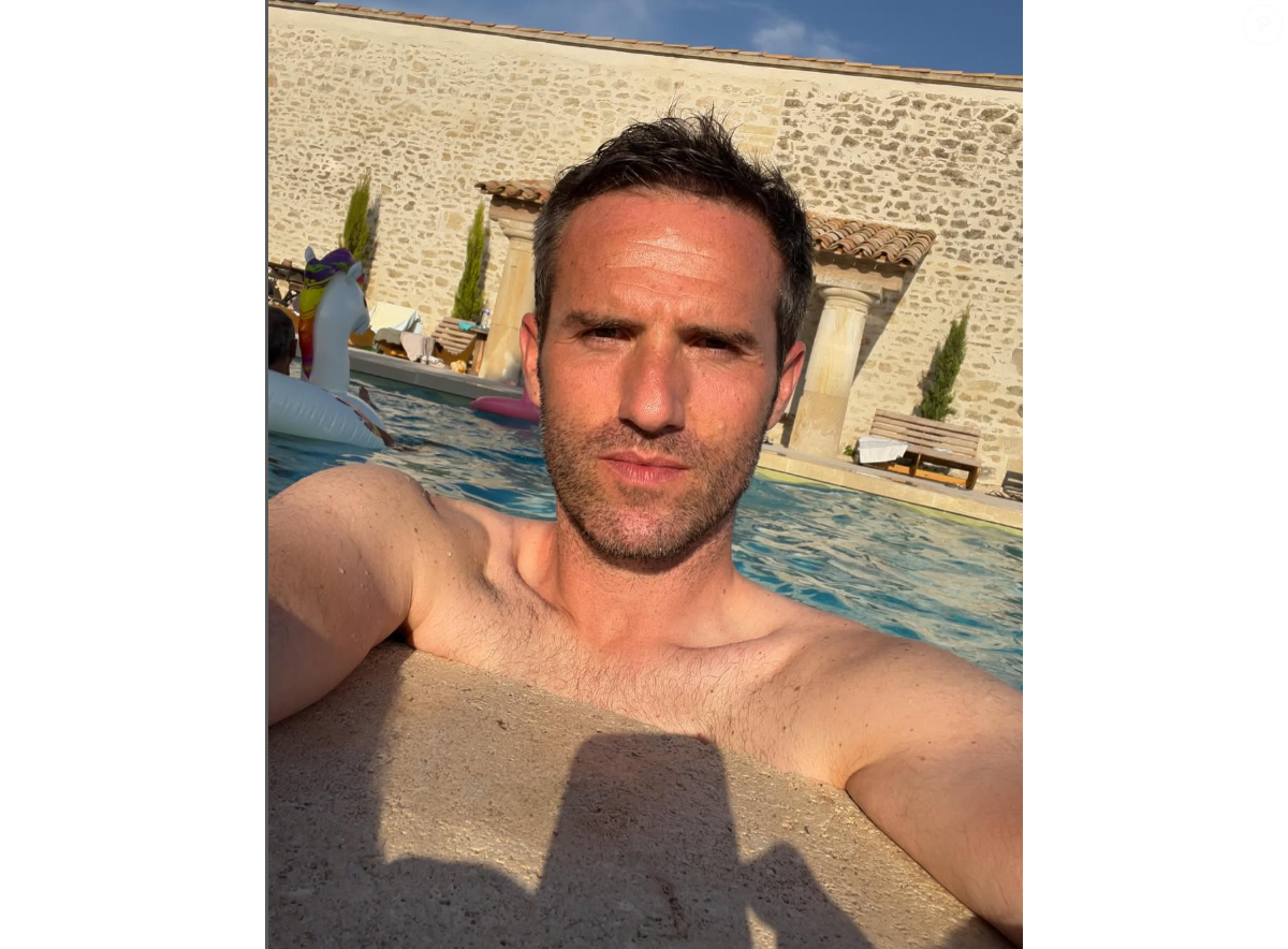 Photo : Marc Hay dans la Drome, août 2024, Instagram - Purepeople