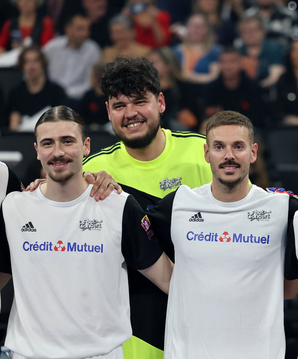 Photo : Pierre Garnier, Joseph Kamel, Matt Pokora (M. Pokora) - Match ...