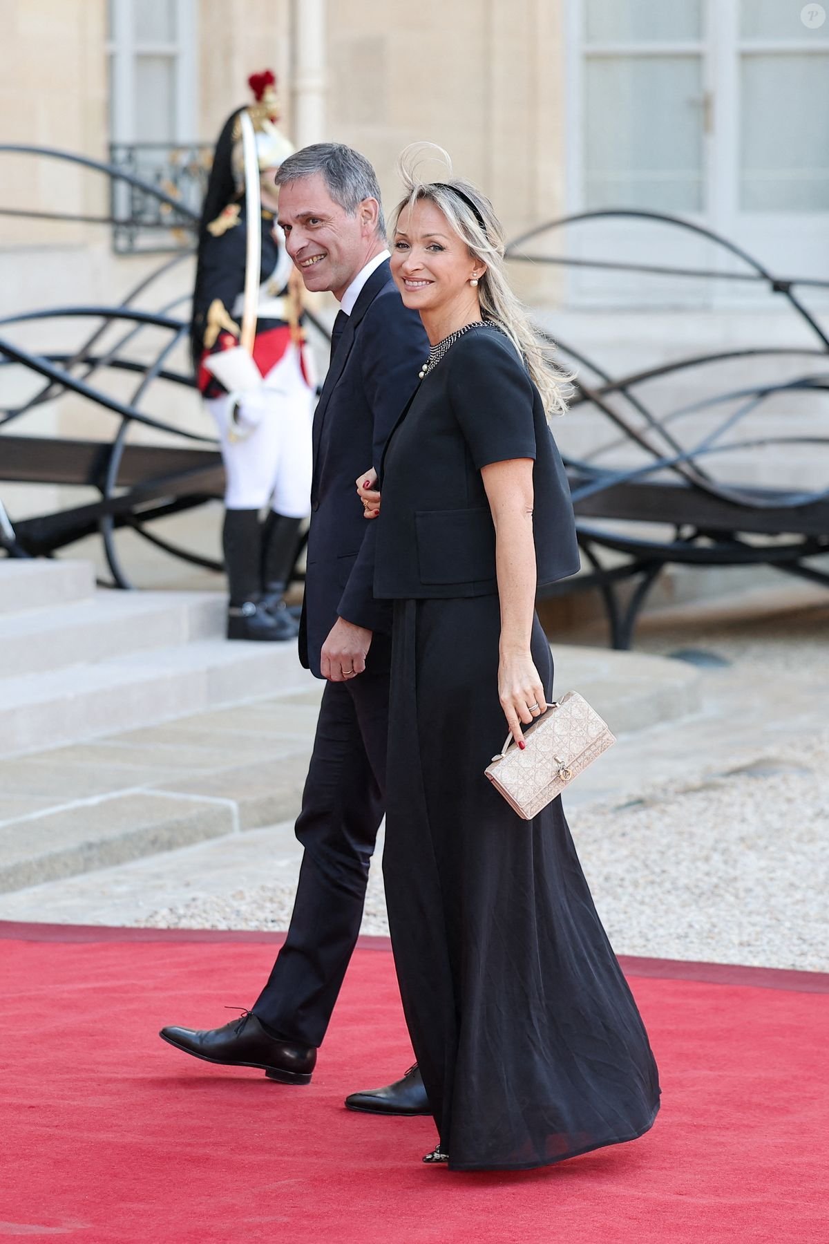 Photo : Rodolphe Saadé et sa femme Véronique Saadé - Arrivées au dîner ...