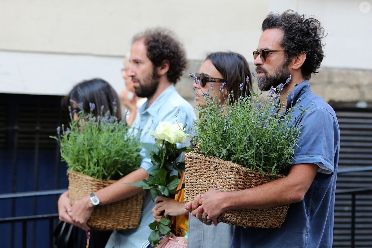 Photo : Exclusif - Thomas Bangalter, sa femme Elodie Bouchez, Romain ...