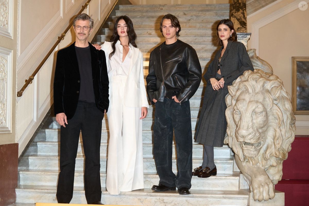 Photo : Kim Rossi Stuart, Deva Cassel, Benedetta Porcaroli, Saul Nanni - L'équipe de la série ...