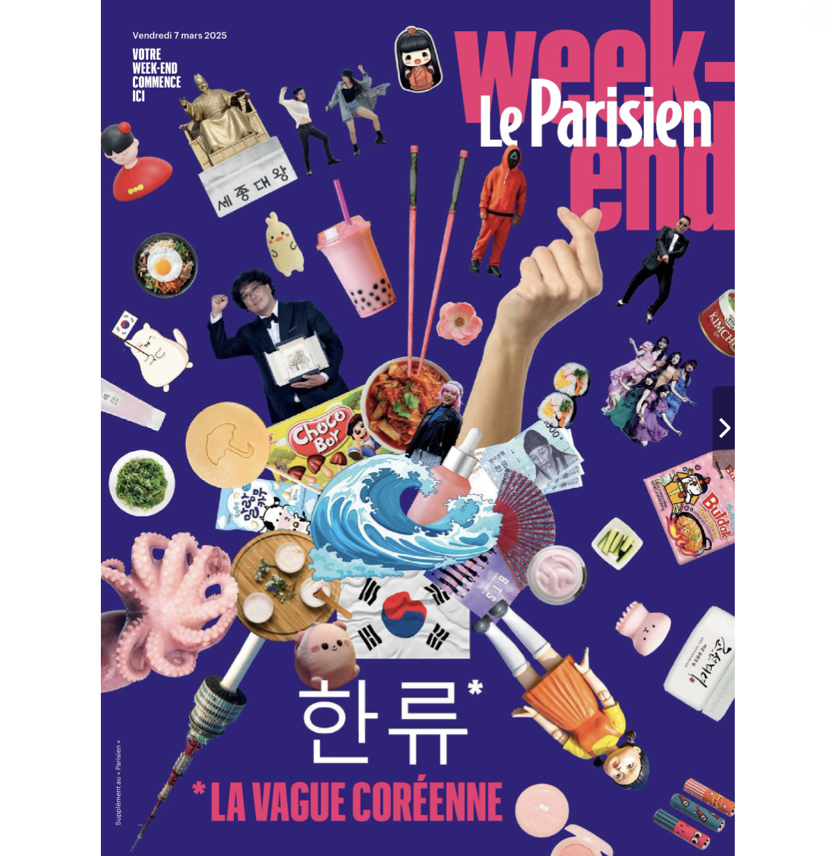 Photo : Couverture du magazine Le Parisien week-end paru le dimanche 9 ...