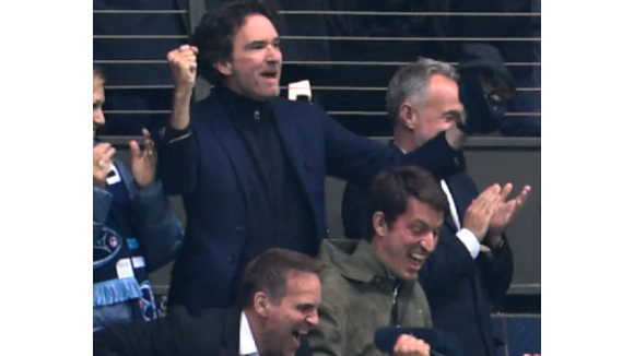 Photo : Antoine Arnault, Propriétaire du Paris FC et Maxim ARNAULT lors ...