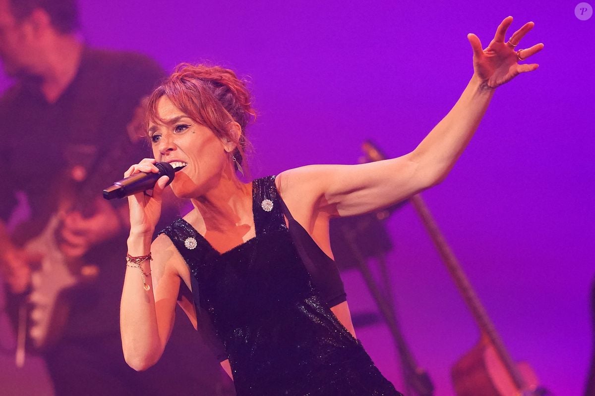 Photo : Zaz en concert lors du festival Universal Music de Madrid, le 24 juillet 2022 ...