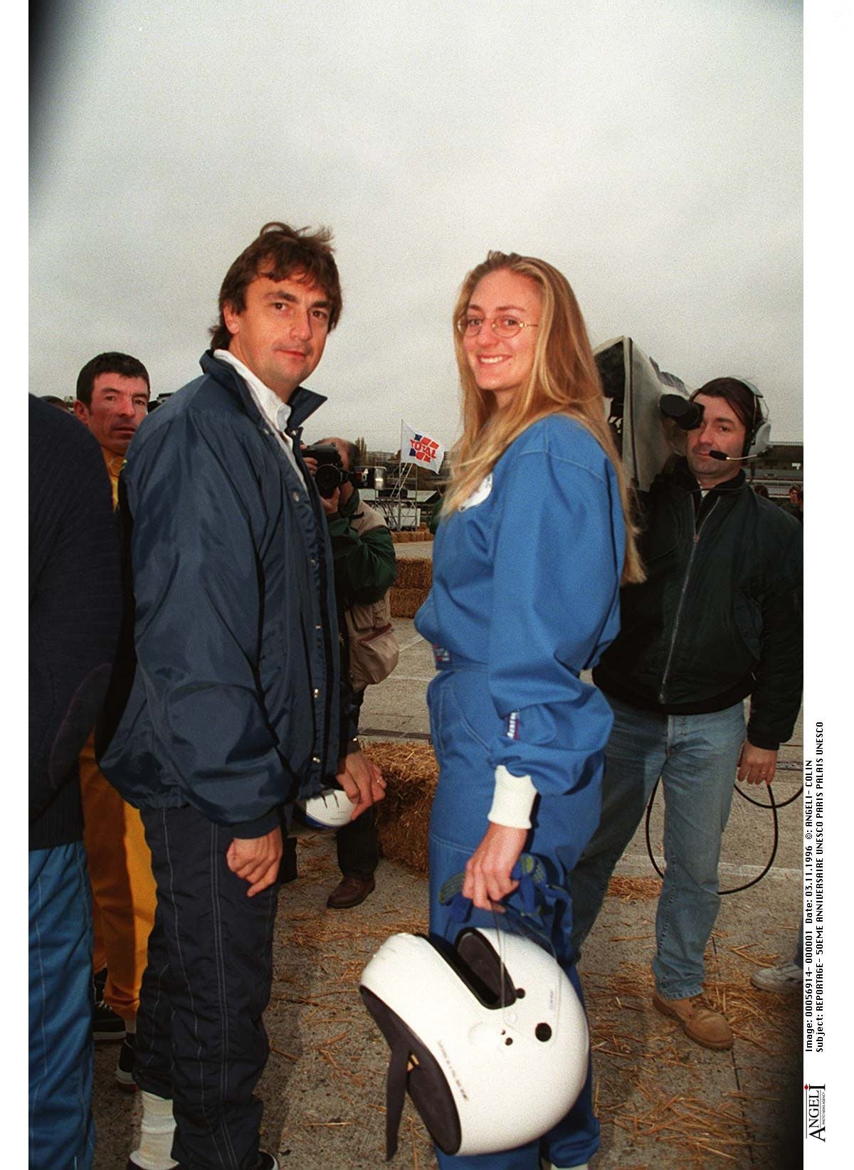 Photo : 1995, 50e anniversaire de l'Unesco à Paris. Mary Pierce et ...