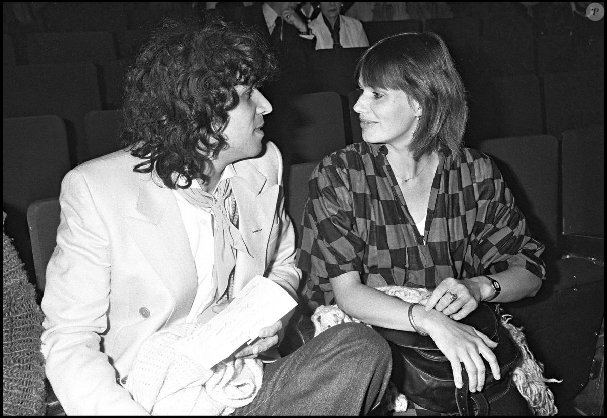 Photo : Archives - Julien Clerc avec sa femme Miou-Miou à l'Olympia ...