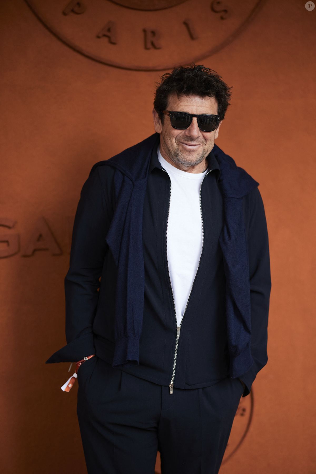 Photo : Patrick Bruel - Les célébrités au village lors des Internationaux de France de tennis de ...