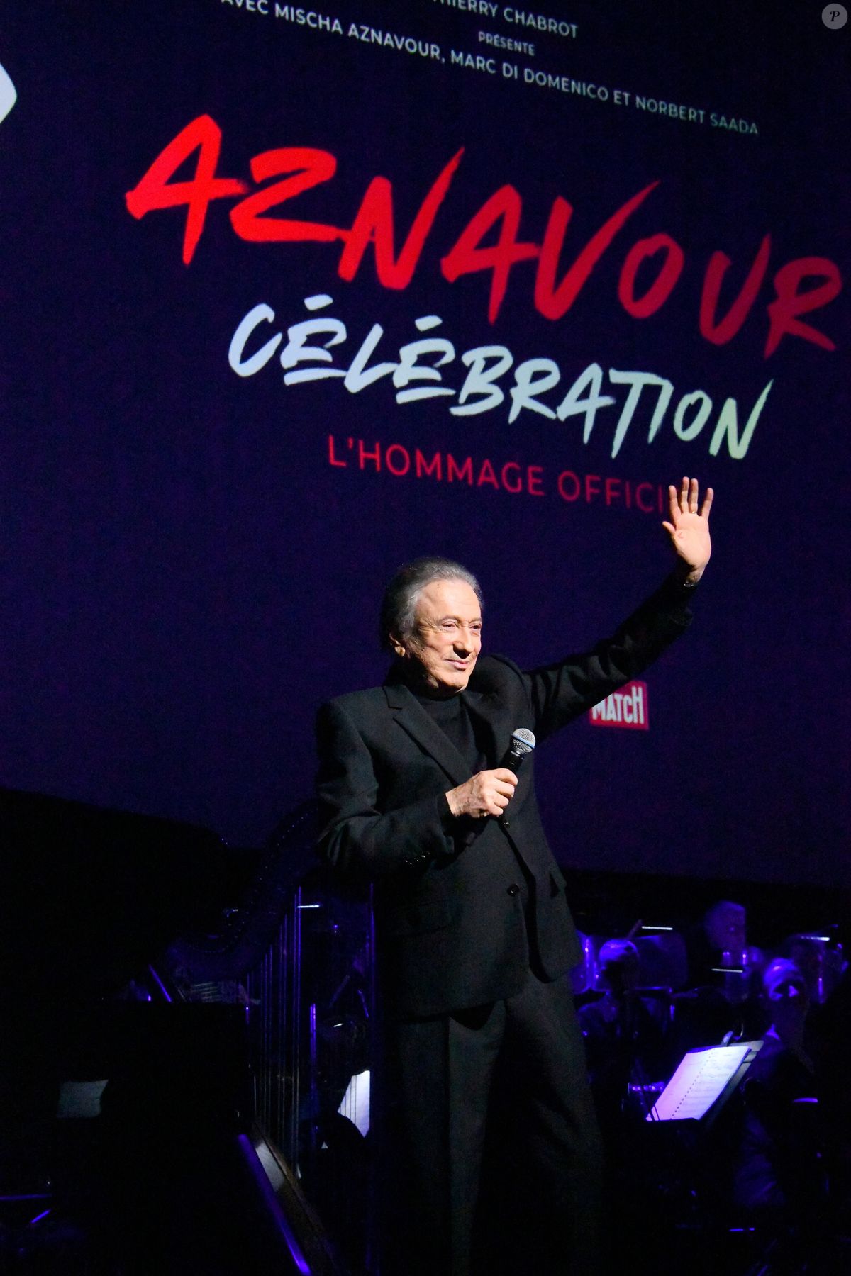 Photo : Exclusif - Michel Drucker - Spectacle symphonique "Aznavour ...