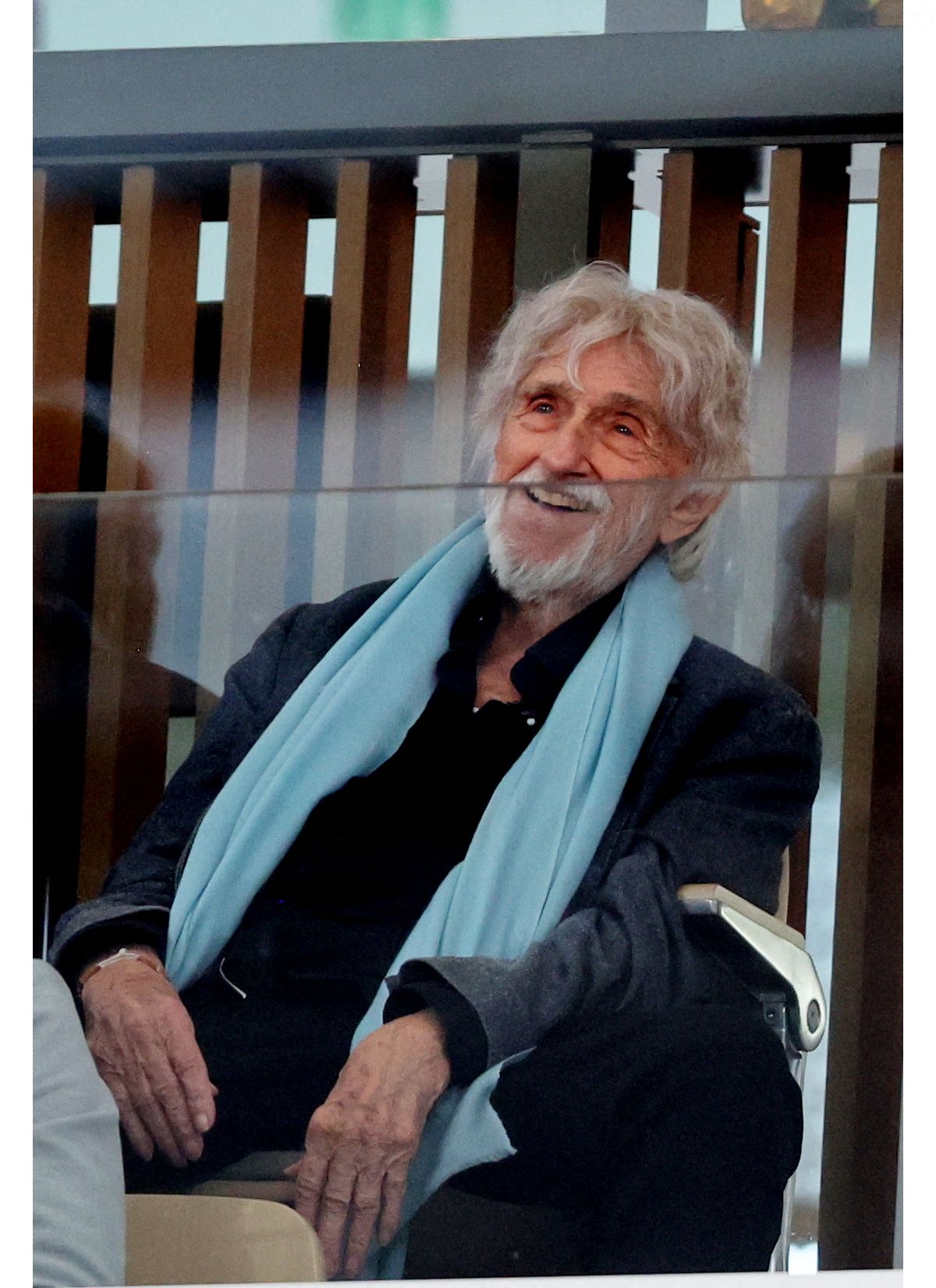 Photo : Pierre Richard en tribunes lors des Internationaux de France de ...