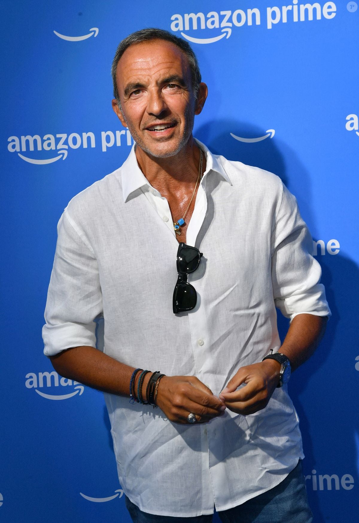 Photo : Nikos Aliagas - Prime d'Amazon fait sa fête foraine au Bridge ...