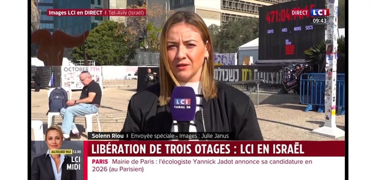 Photo : C'est Solenn Riou, journaliste sur LCI Solenn Riou / Capture d ...