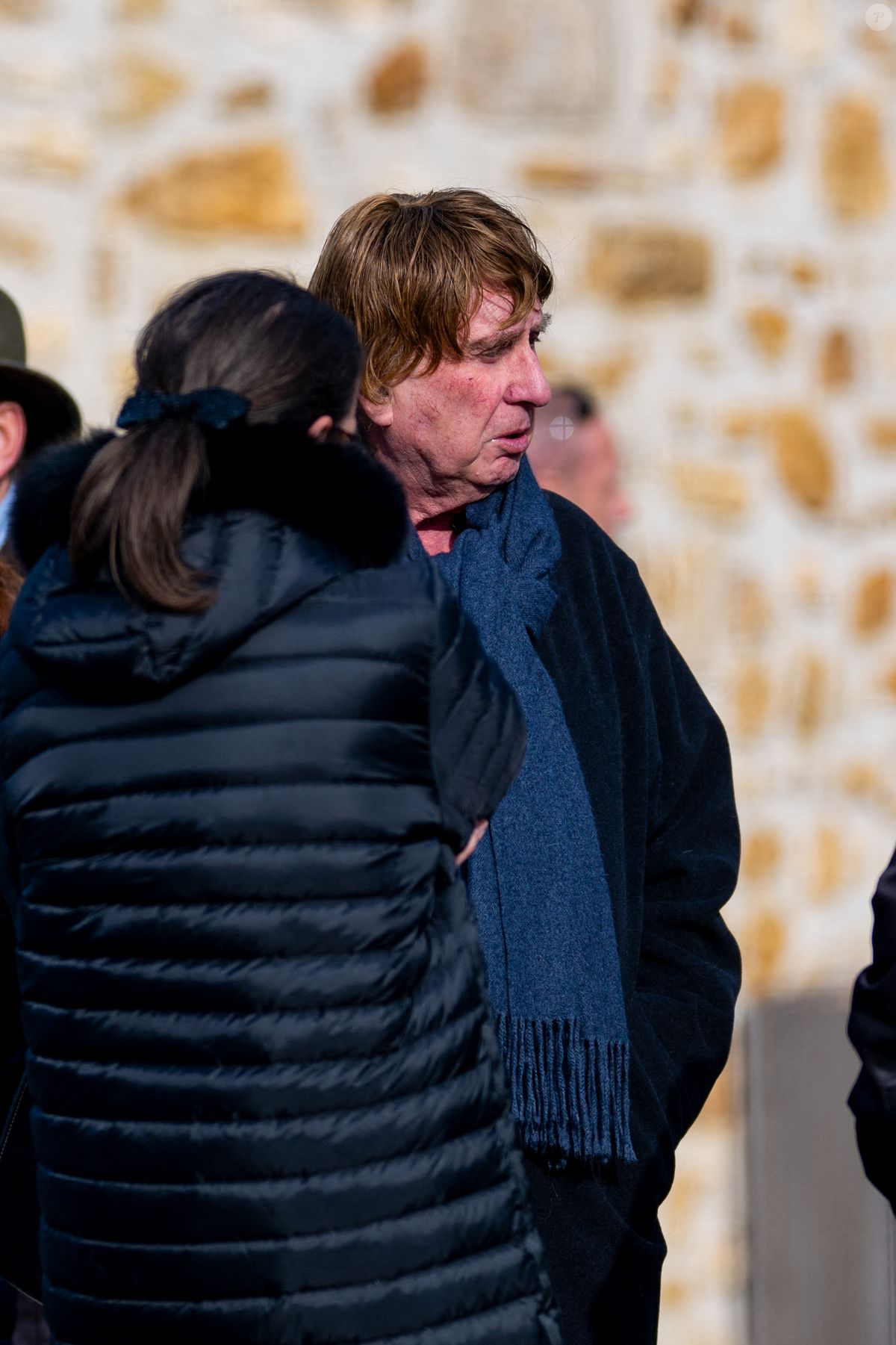 Photo : Bernard Sauvat aux obsèques du chanteur Herbert Léonard au ...