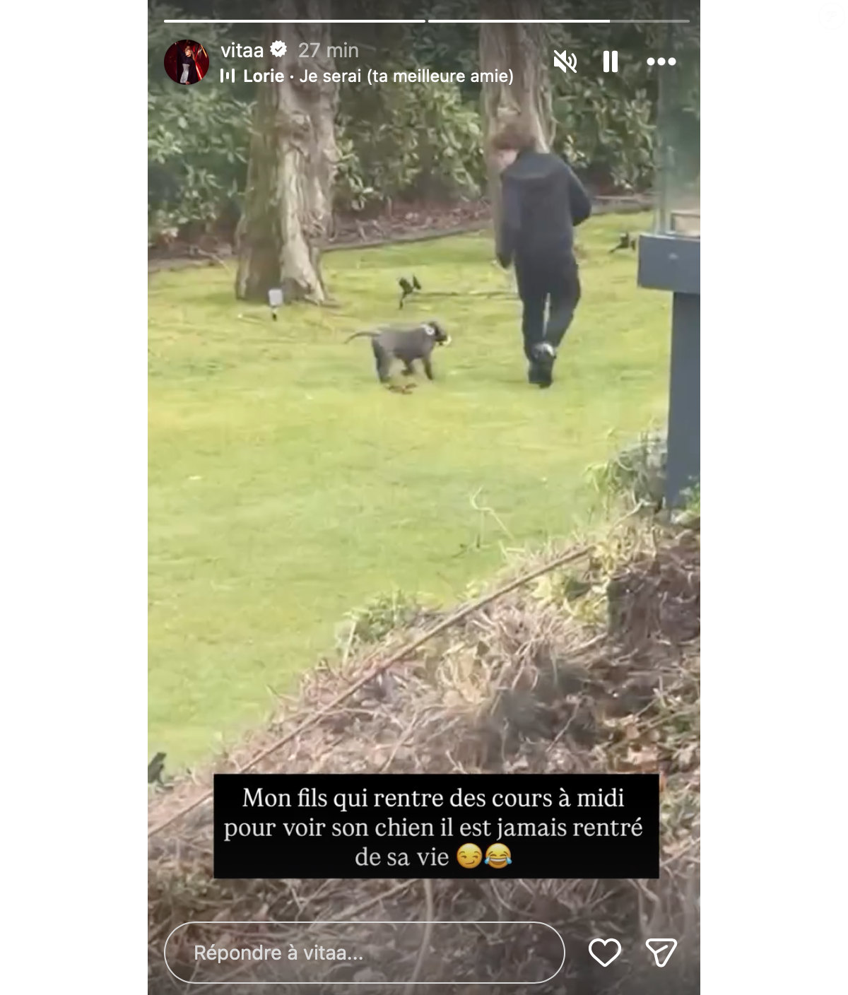 Photo : Capture Instagram - Vitaa - Purepeople