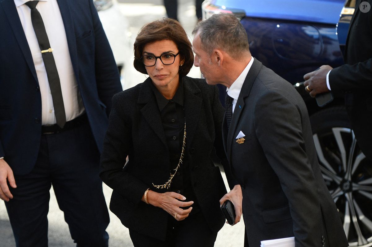 Photo : Rachida Dati - Obsèques de Claudia Cardinale en l’église Saint ...