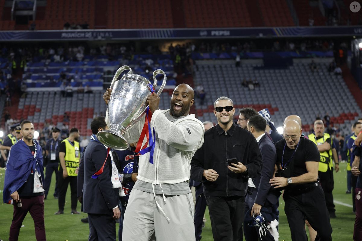 Photo : Teddy Riner, DJ Snake - Le PSG remporte la Ligue Des Champions ...