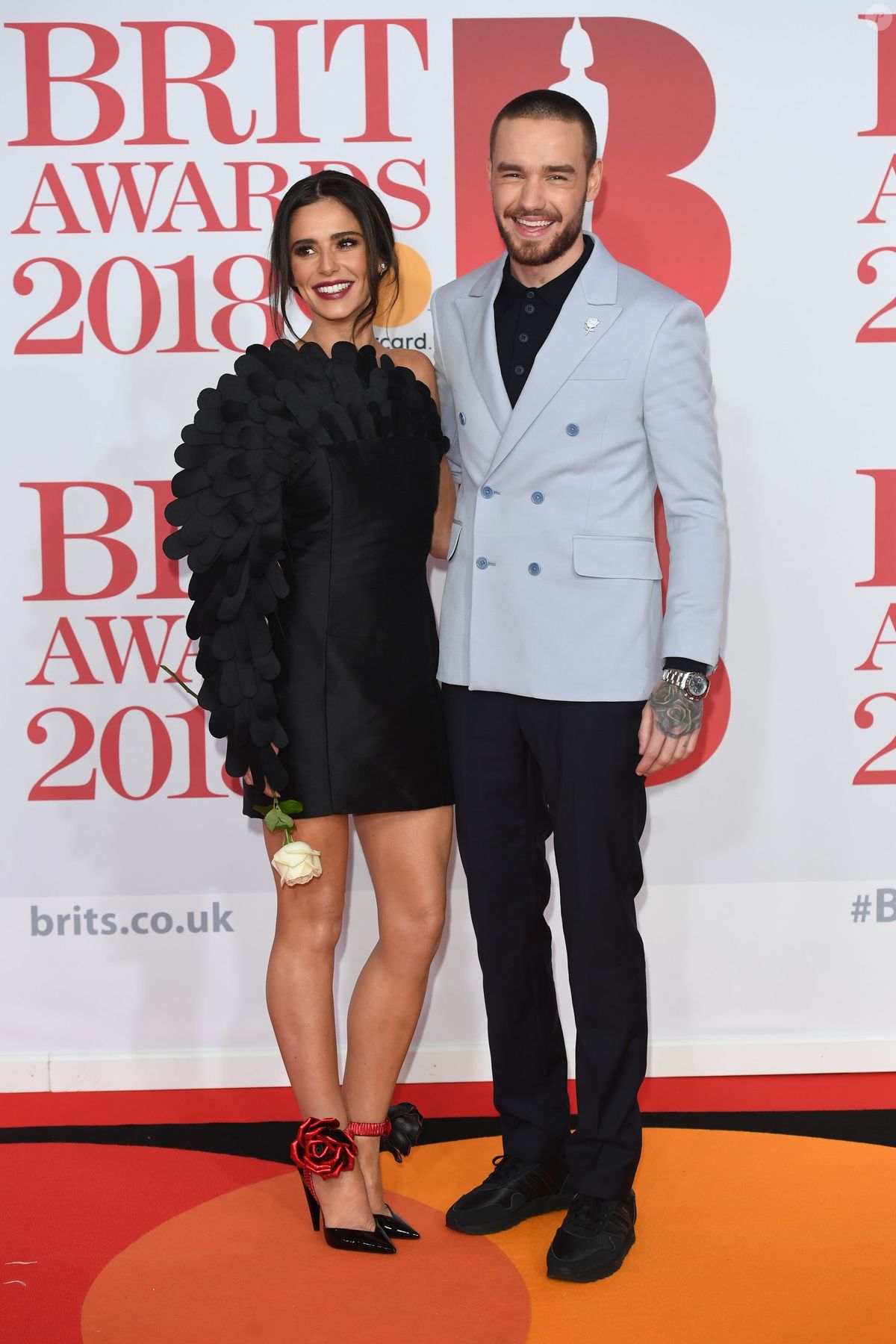 Photo : Cheryl Cole et Liam Payne lors de la soirée des 38ème Brit ...