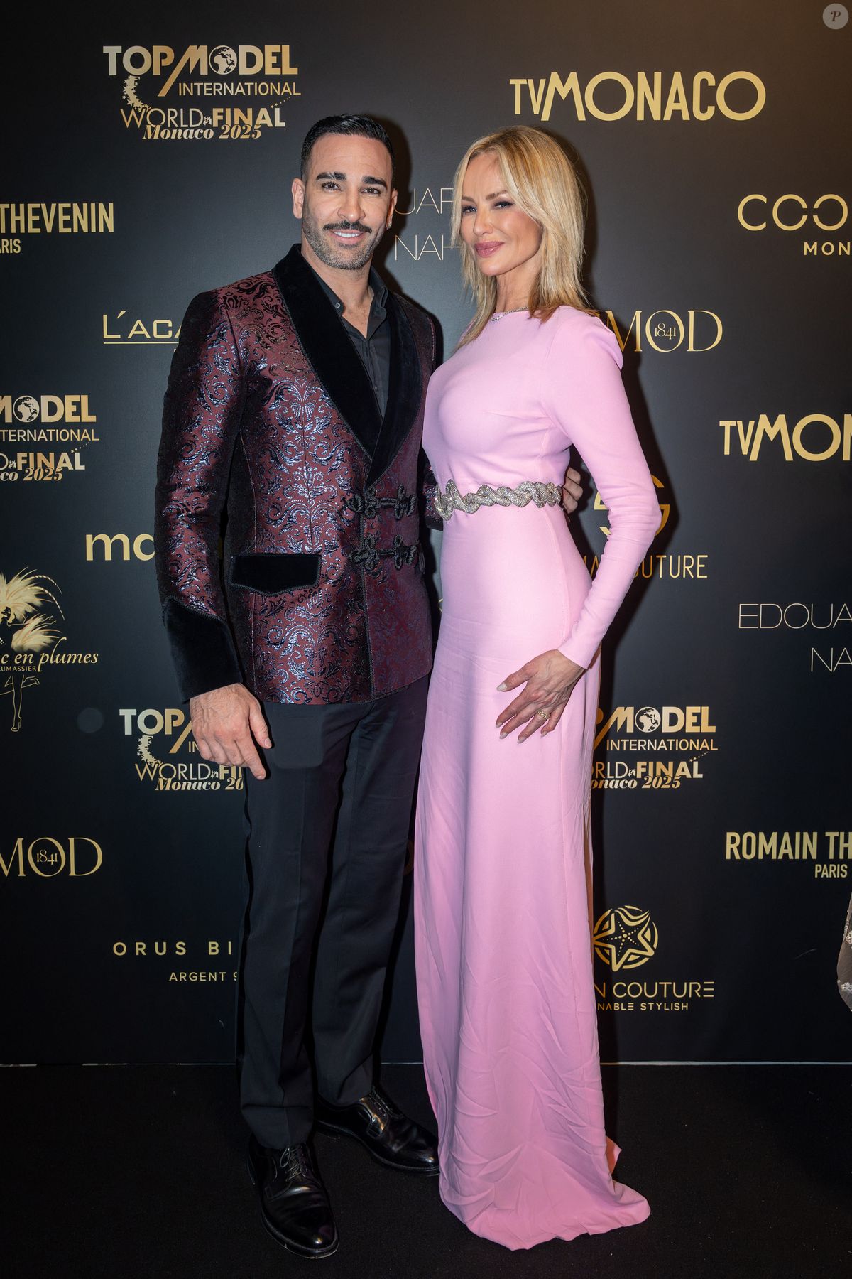 Photo : Adil Rami et Adriana Karembeu lors de la 21ème édition du ...