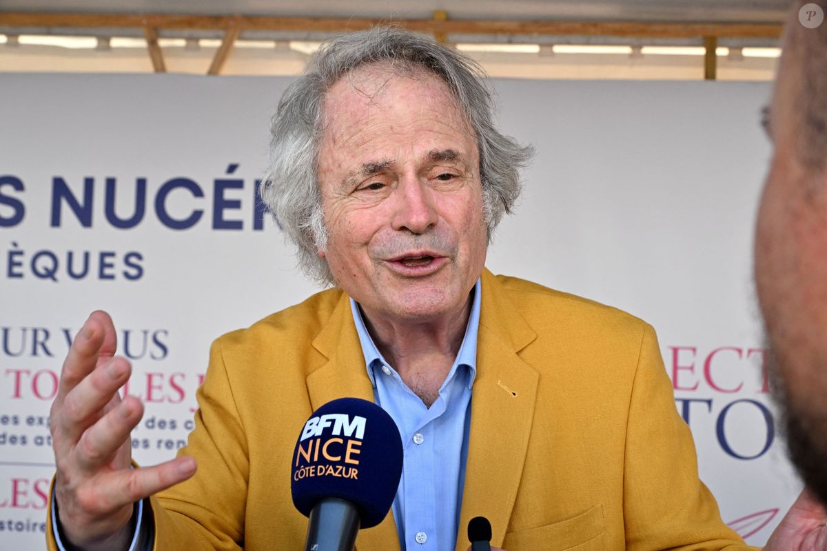 Photo : Franz-Olivier Giesbert, le directeur artistique du Festival ...