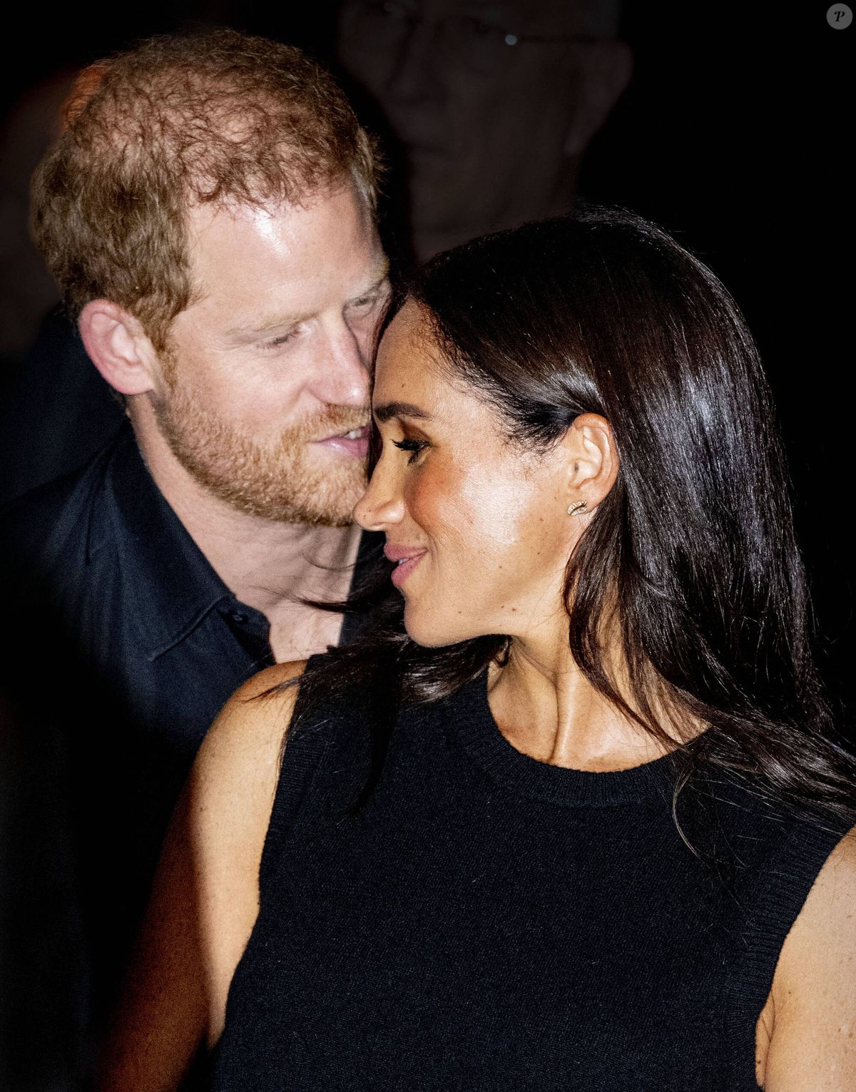 Photo : Le prince Harry et Meghan Markle assistent à la finale de ...