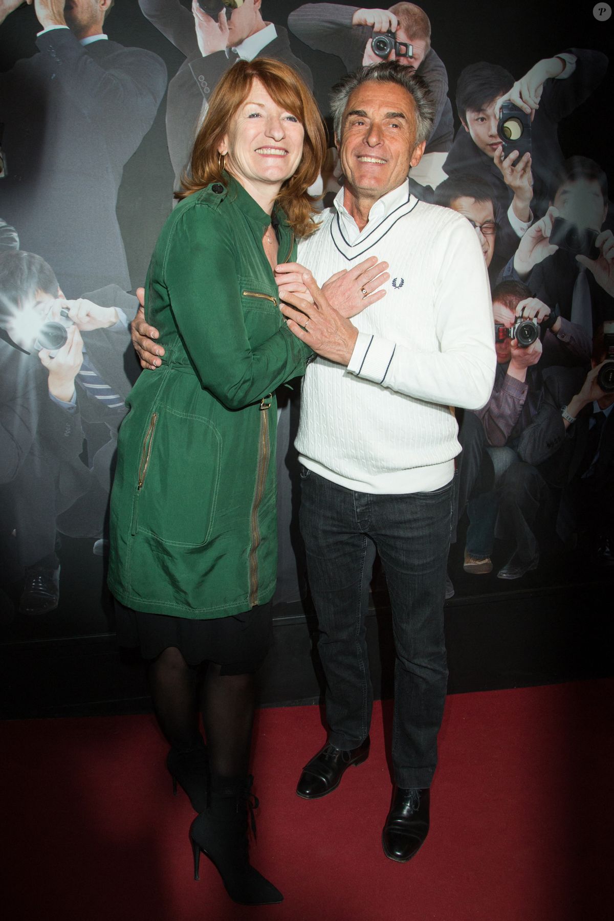 Photo : Gerard Holtz et Muriel Mayette-Holtz au Musée Grévin le 14 ...