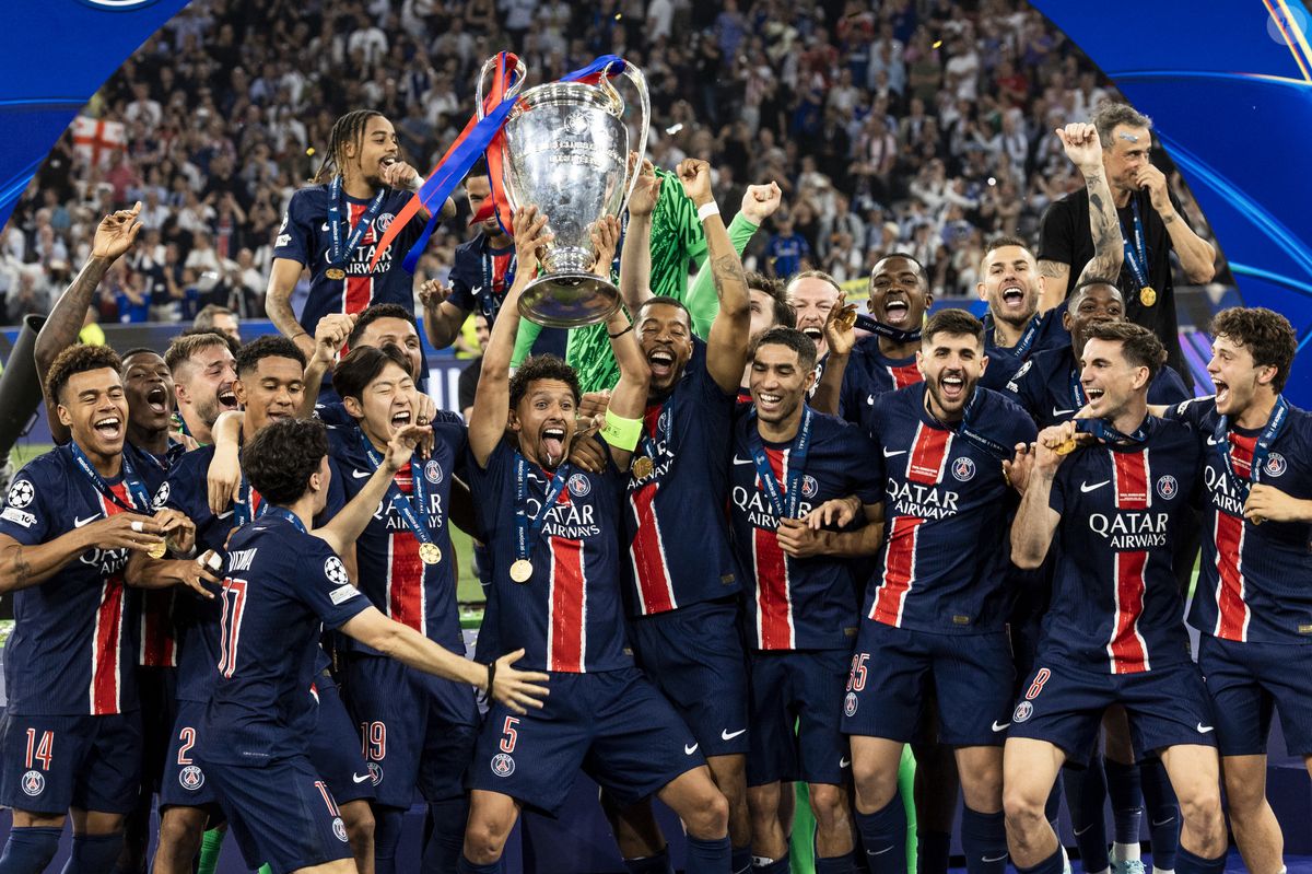 Photo : Le PSG remporte la Ligue Des Champions 2025, pour la première fois de son histoire, face ...