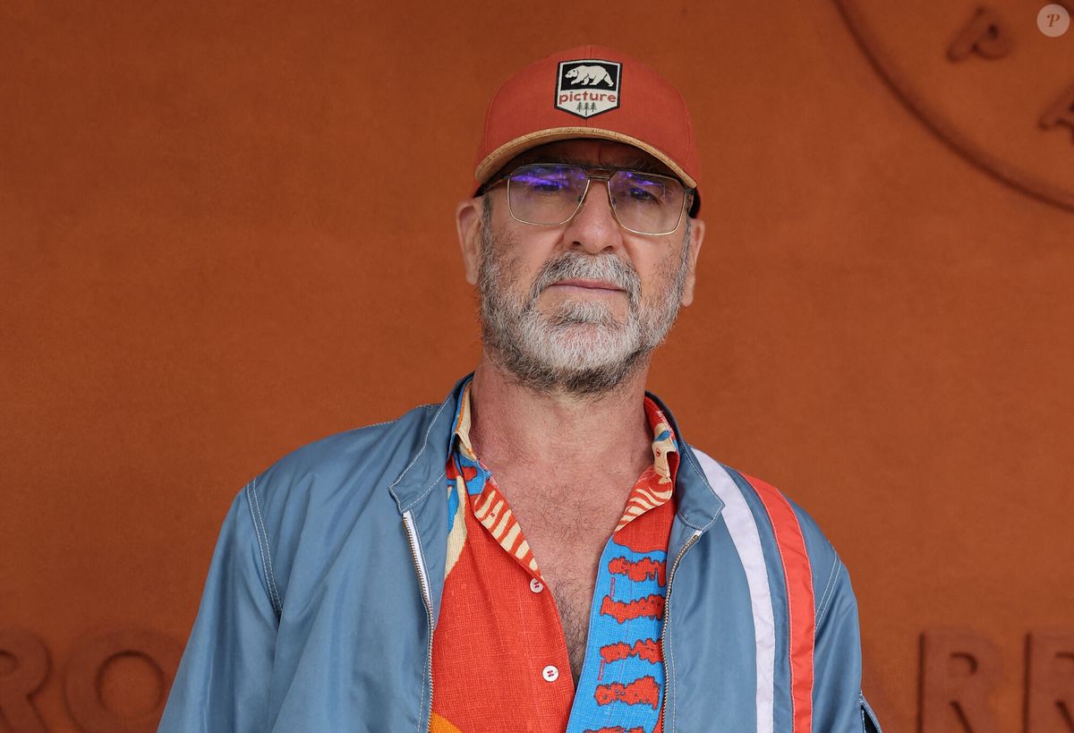 Photo : Eric Cantona - Célébrités au village des Internationaux de ...