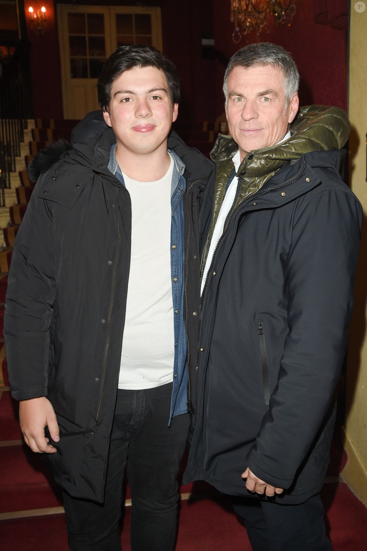 Photo : Bruno Gaccio et son fils Enzo à la générale du woman show "Vive ...