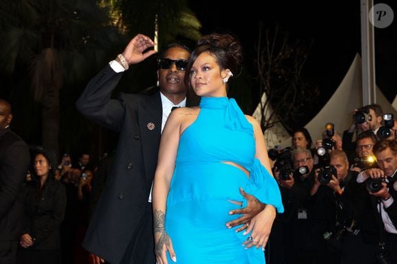 Rihanna enceinte : elle a rejoint sous la pluie ASAP Rocky à Cannes, drapée par sa marque adorée ...