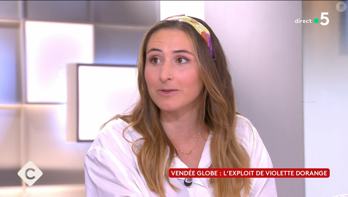 Vidéo : Violette Dorange dans "C à Vous", capture d'écran France 5 ...